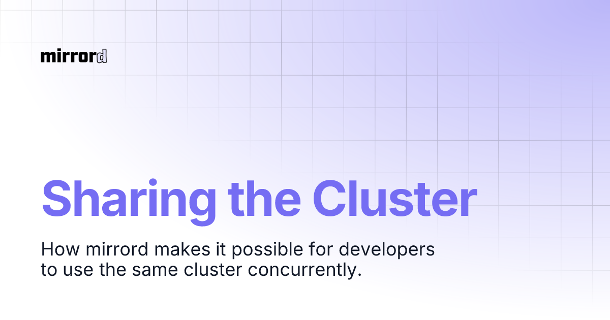 Sharing the Cluster | mirrord