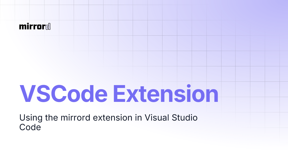 VSCode Extension | mirrord